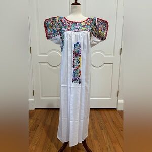 New. Handmade | Dresses | San Antonino Maxi Dressoaxaca Mexican ...